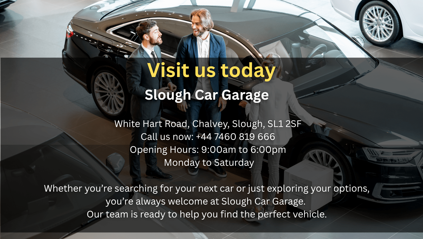 Showroom – Slough Car Garage